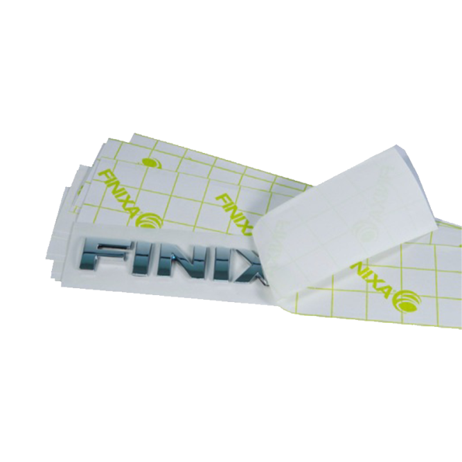 FINIXA plate for gluing emblems
